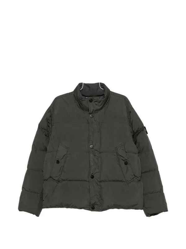 Stone Island Padded Nylon Short Down Jacket - Multicolor