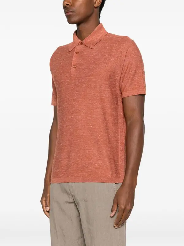 Brioni Cashmere And Silk Blend Polo Shirt