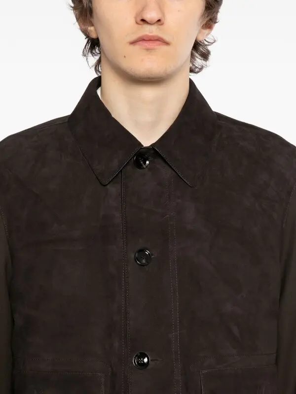 Brioni Suede Leather Jacket - Multicolor