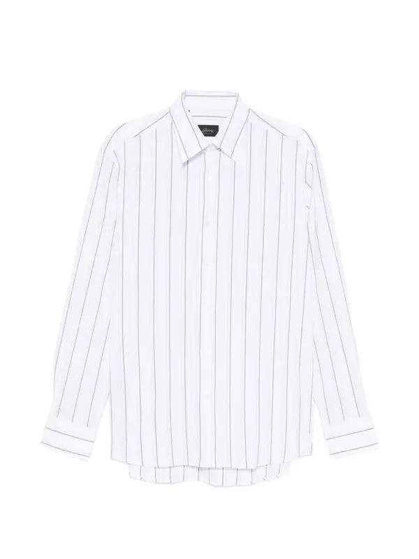 Brioni Striped Cotton Shirt