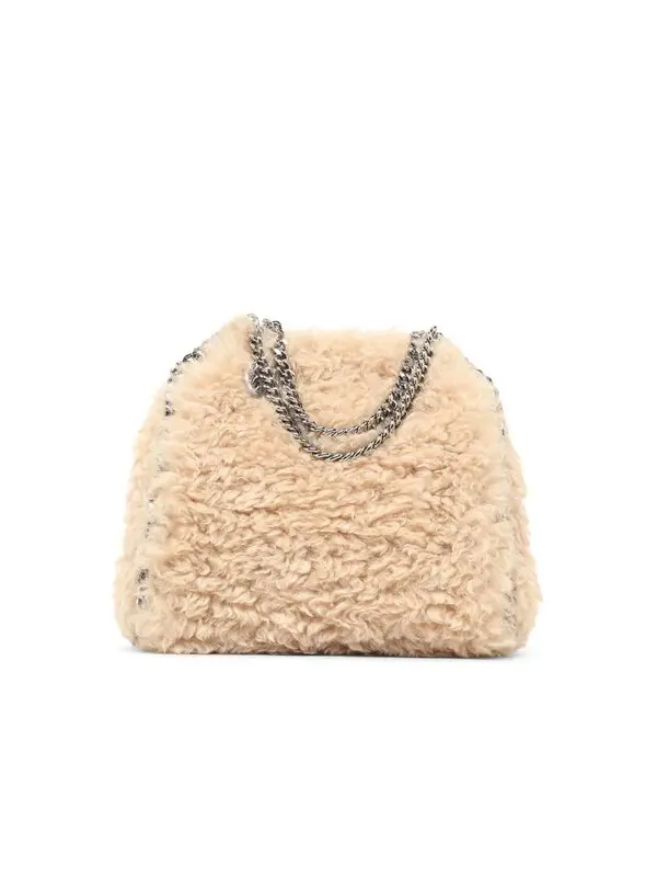 Stella McCartney Mini Falabella Bag In Eco Alter Shearling