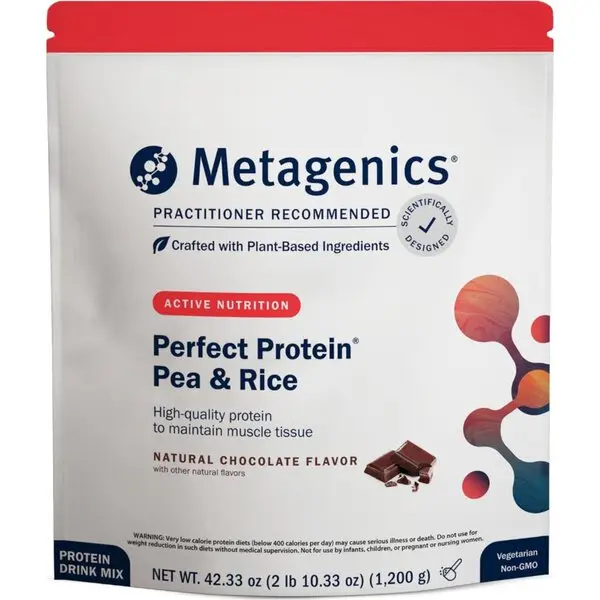METAGENICS Perfect Protein Pea And Rice Powder 30 Servings