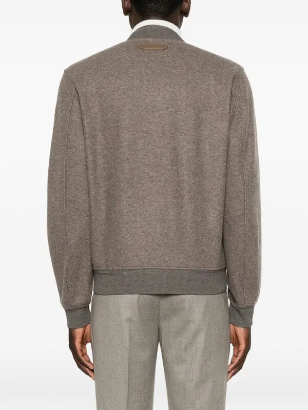 Brioni Cashmere Bomber Jacket