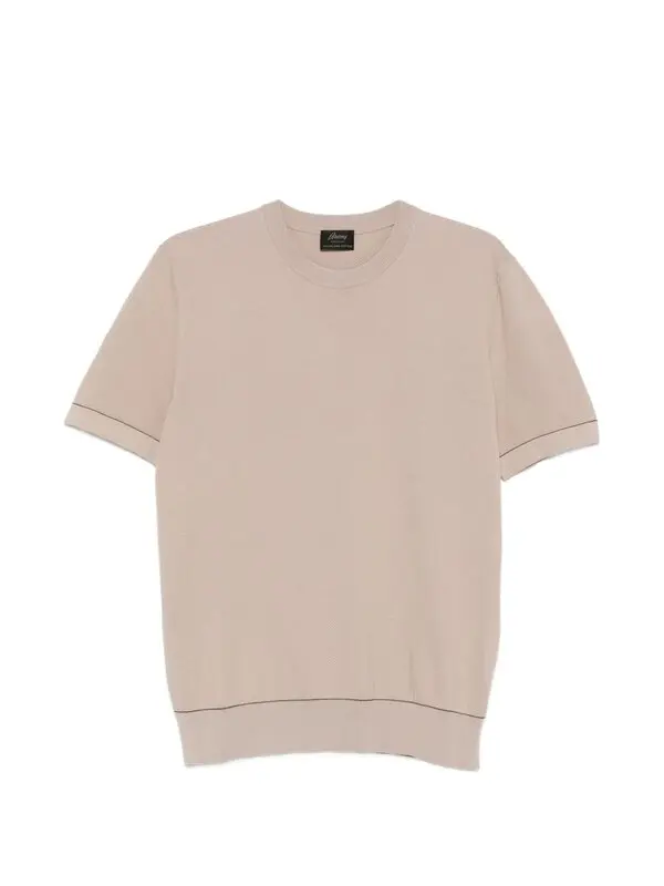 Brioni Piquet Cotton T-shirt