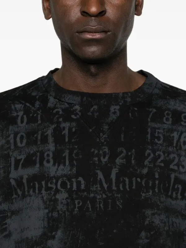 MAISON MARGIELA Logo Cotton Sweathirt - Multicolor