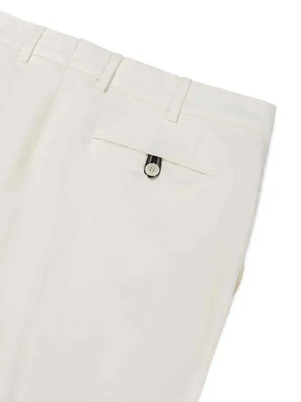 Brioni Pienza Linen And Cotton Trousers