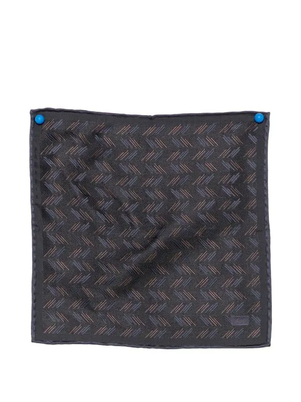 Brioni Printed Pocket Square