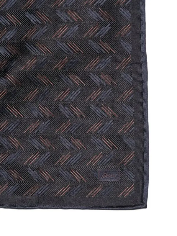 Brioni Printed Pocket Square