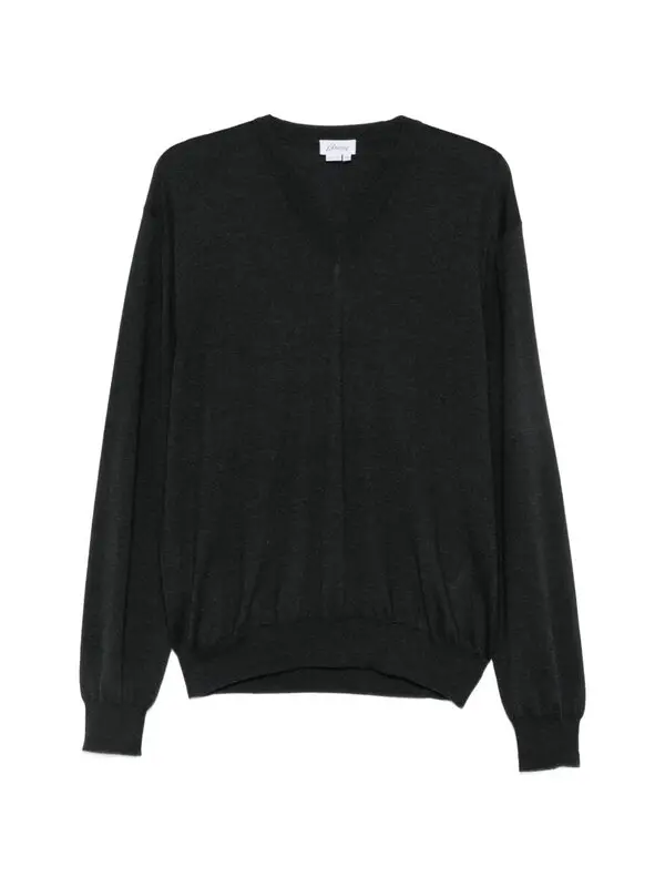 Brioni V-neck Long Sleeve Knitwear