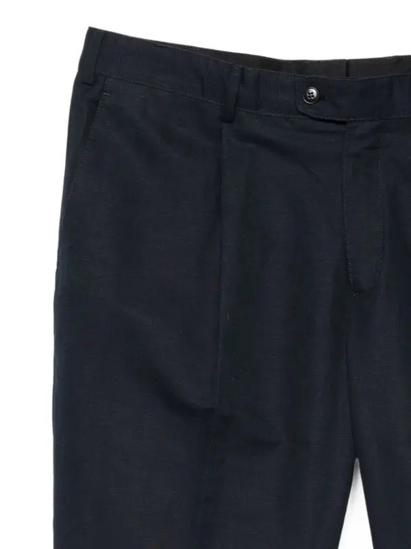 Brioni Pienza Linen And Cotton Trousers