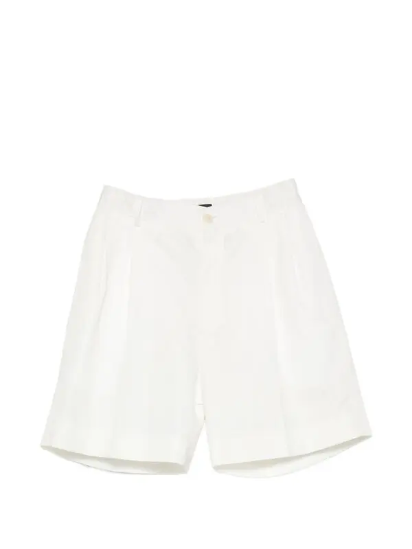 Brioni Bellagio Linen And Cotton Blend Shorts