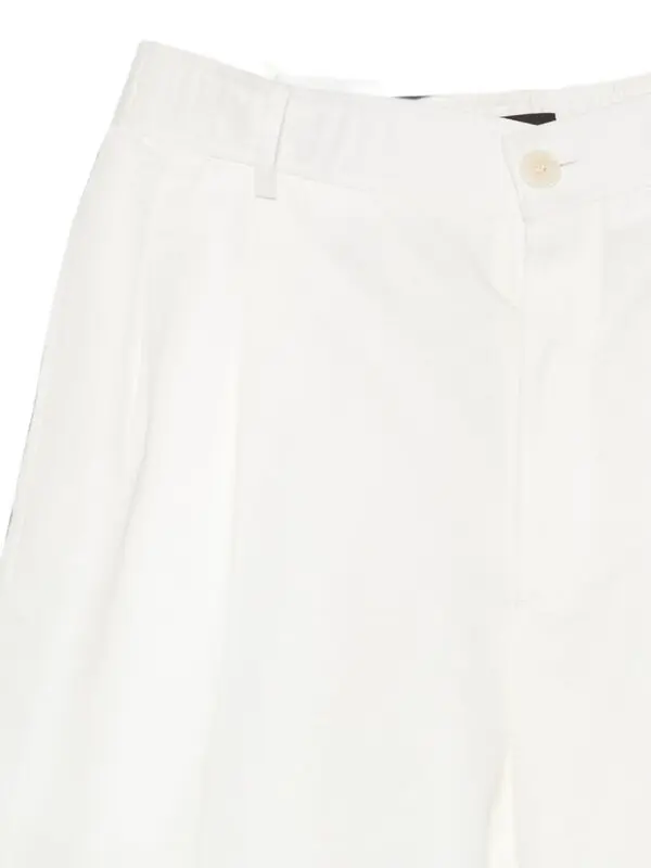 Brioni Bellagio Linen And Cotton Blend Shorts
