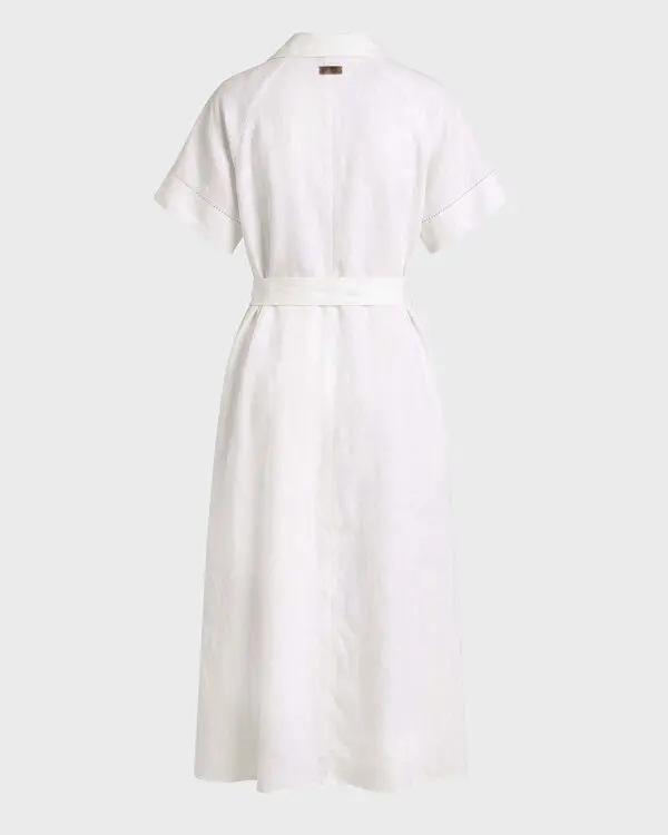 Vilebrequin Long Linen Shirt Dress