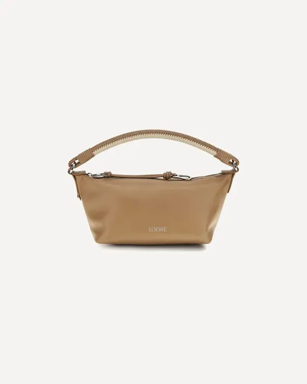 Loewe Mini Cala Lamb Leather Shoulder Bag - Brown