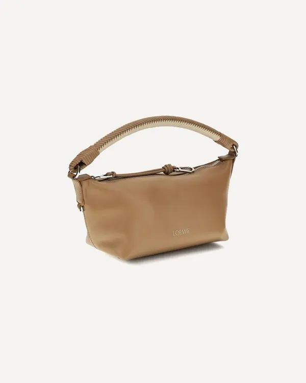 Loewe Mini Cala Lamb Leather Shoulder Bag - Brown