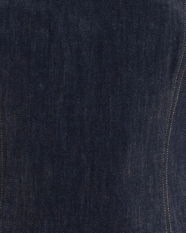 Brunello Cucinelli Denim Effect Twill Bandeau Top