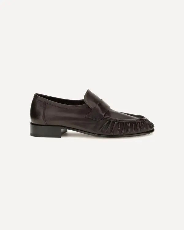 THE ROW Soft Suede Loafers
