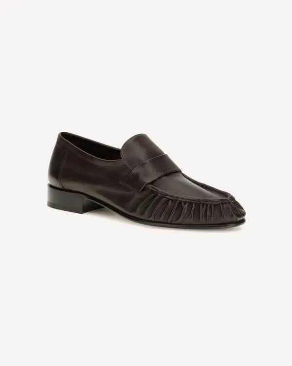 THE ROW Soft Suede Loafers