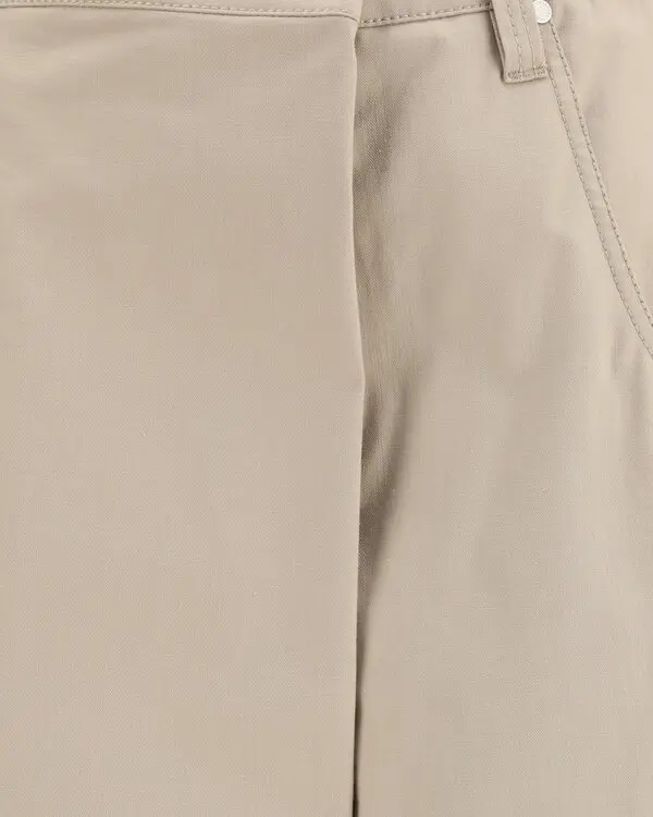 Brunello Cucinelli Wide-leg Cotton Pants With Monili