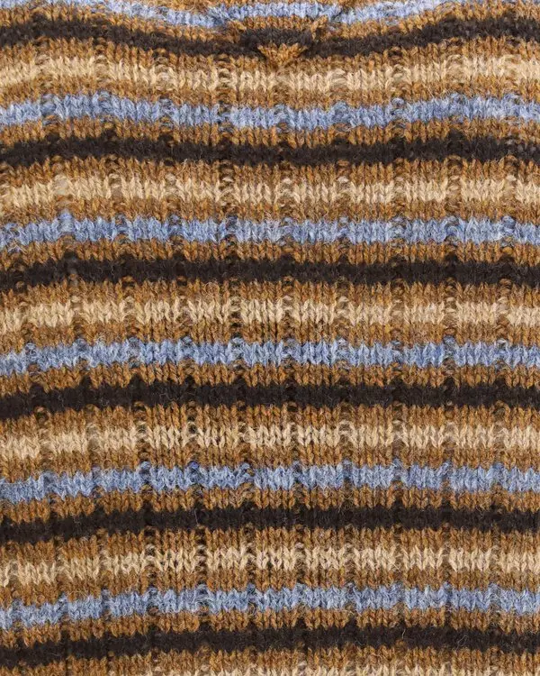 Prada Wool Crewneck Sweater With Multicoloured Stripes