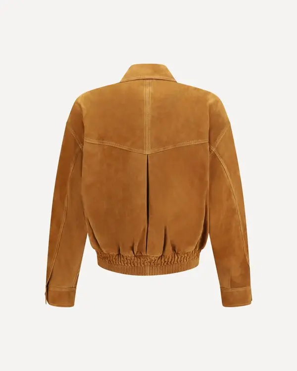 Versace Leather Button Jacket