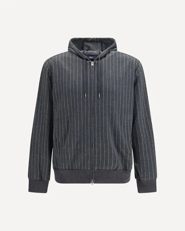 Herno Hooded Weathirt With Zip