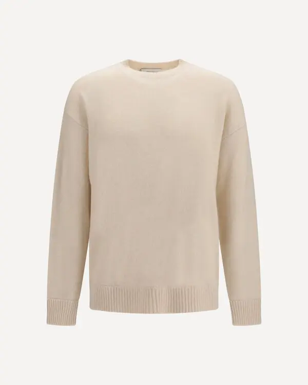 LANEUS Cashmere And Silk Crewneck Sweater