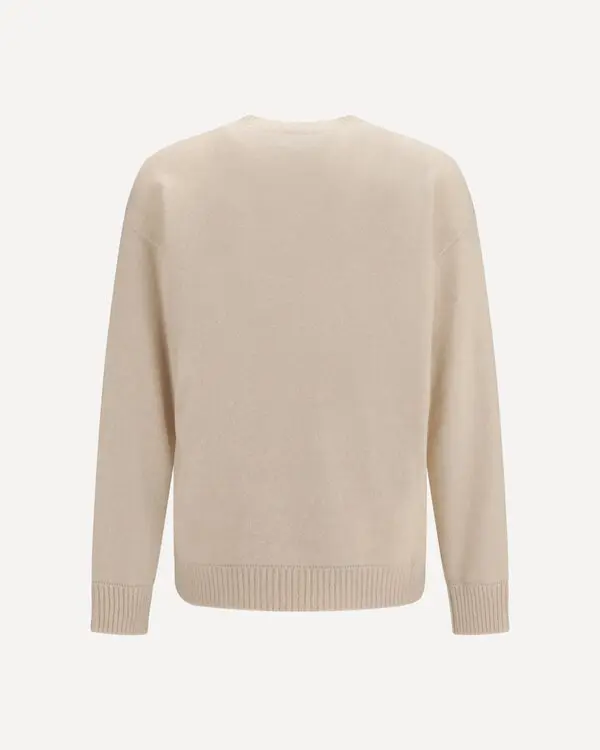 LANEUS Cashmere And Silk Crewneck Sweater