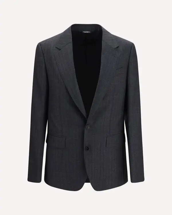 Dolce & Gabbana Virgin Wool Single-breasted Blazer