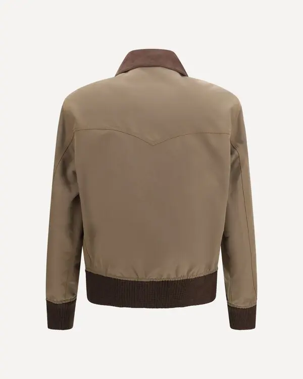 Prada Jacket With Corduroy Collar