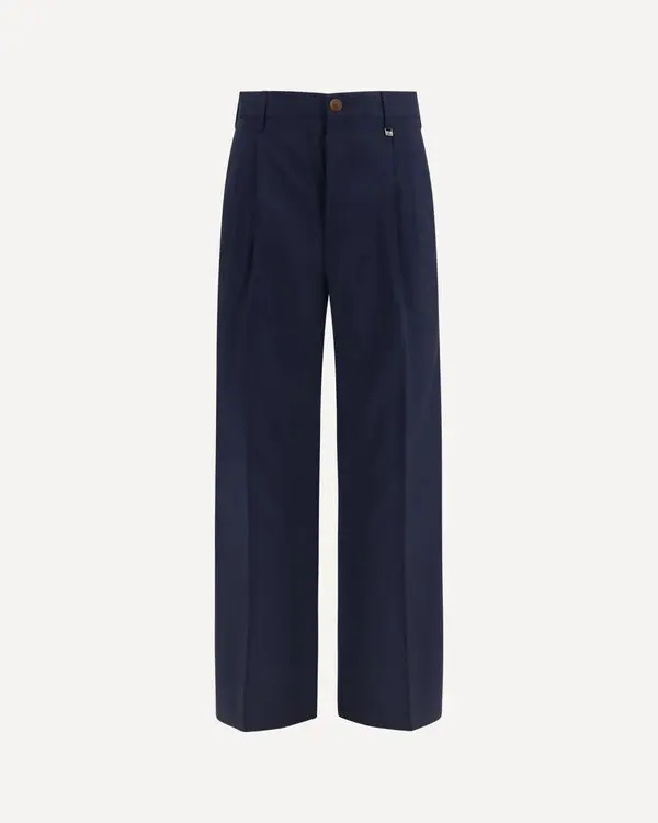 VIVIENNE WESTWOOD Rafael Wide-leg Virgin Wool Pants - Blue