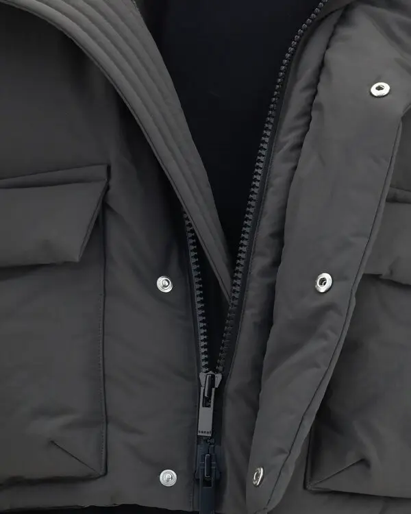 Sacai Double Padded Jacket With Zip Closure
