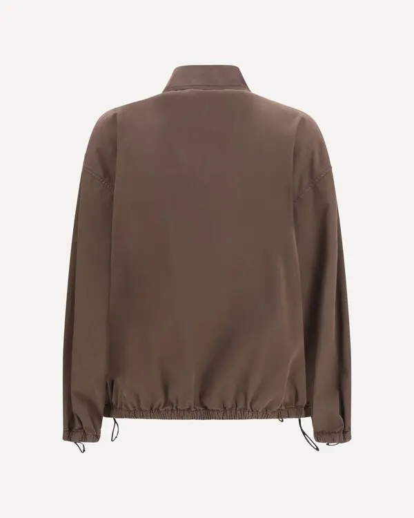 Miu Miu Gabardine Jacket With Zip