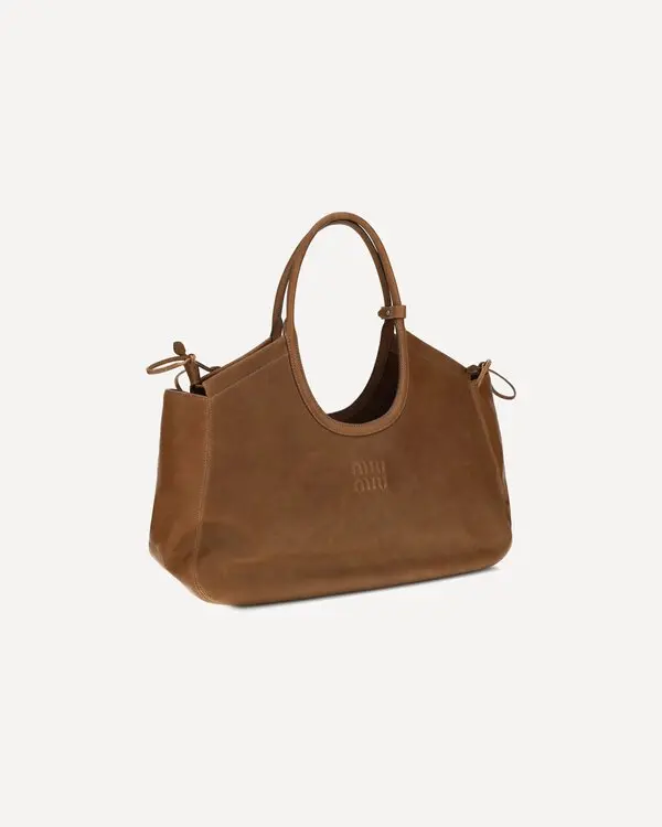 Miu Miu Ivy Nappa Shopping Bag