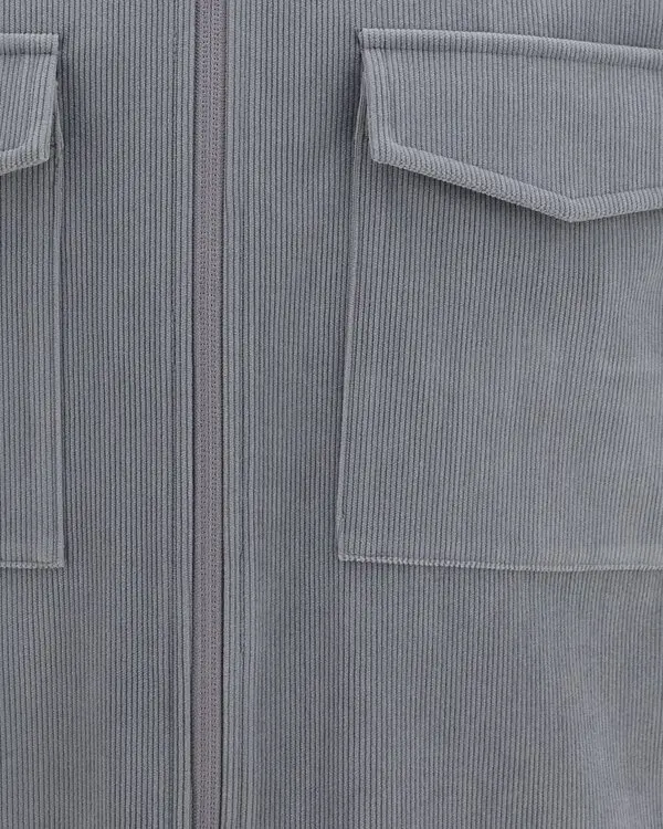 Herno Corduroy Jacket With Zip Mae