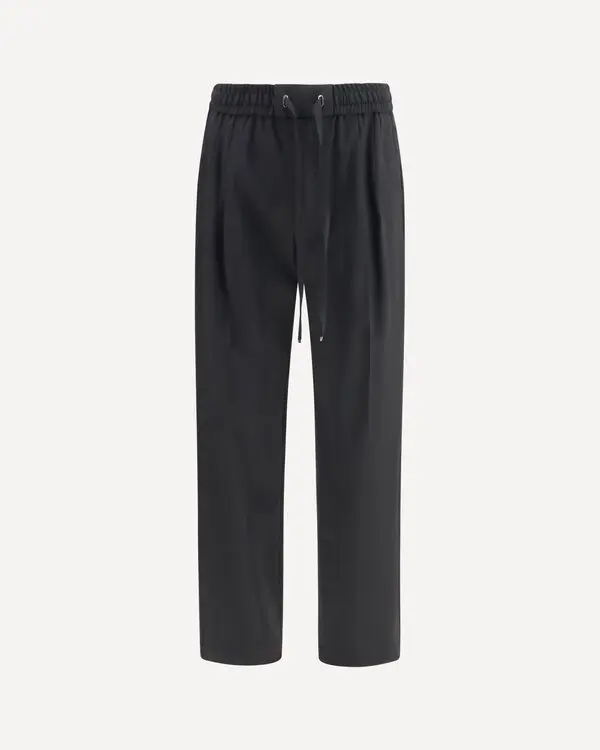 Dolce & Gabbana Wool Gabardine Jogger Pants