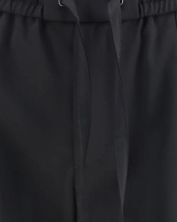 Dolce & Gabbana Wool Gabardine Jogger Pants