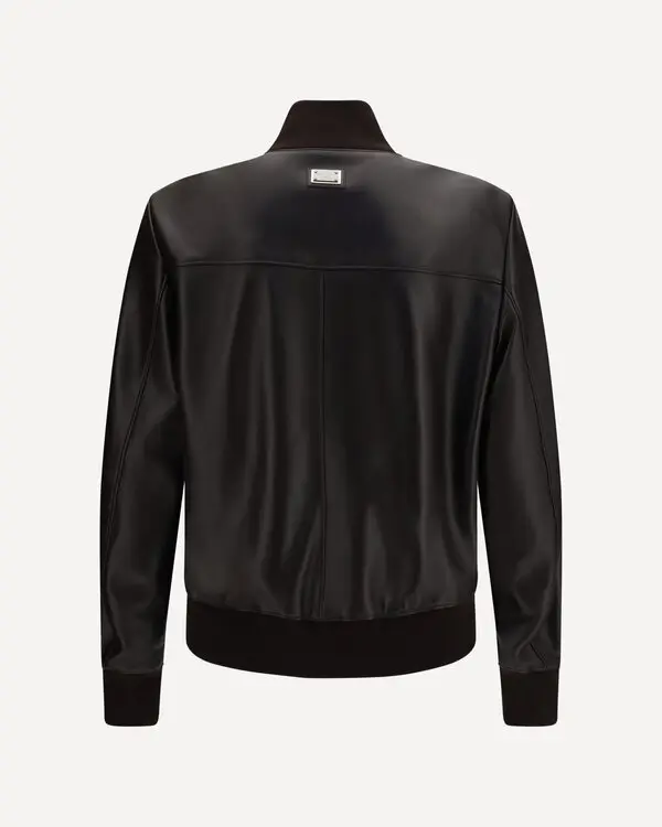 Dolce & Gabbana Lambskin Jacket With Zip
