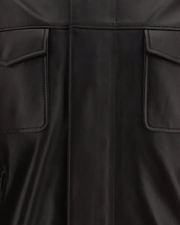 Dolce & Gabbana Lambskin Jacket With Zip
