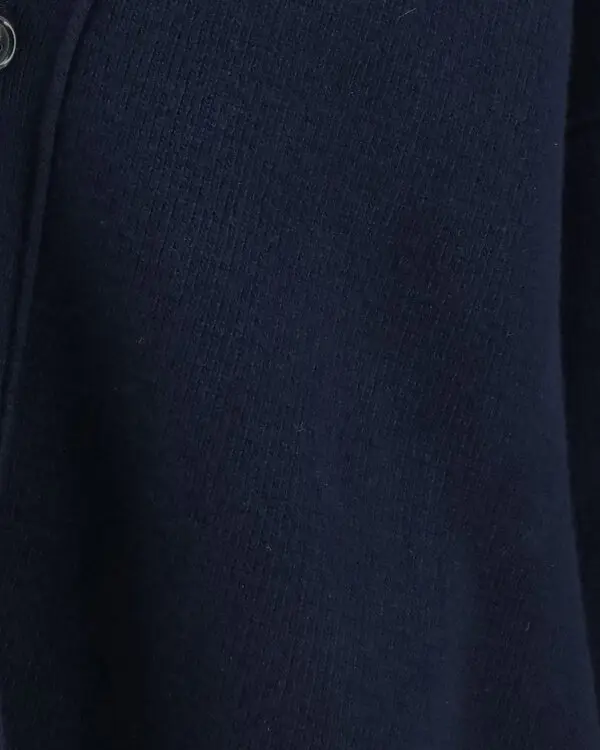 LANEUS Wool Cardigan With Boxy Fit
