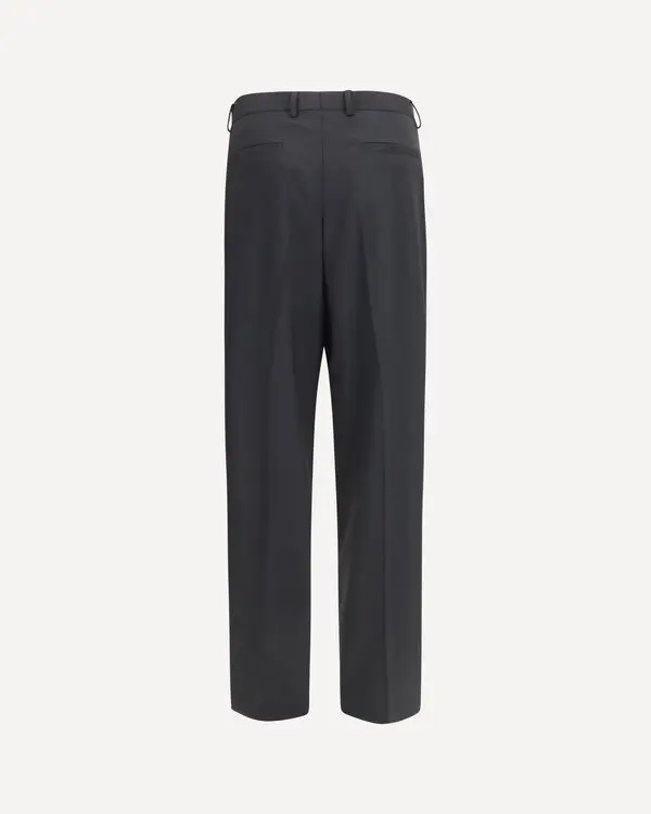 Dolce & Gabbana Wide-leg Wool Blend Tailored Pants