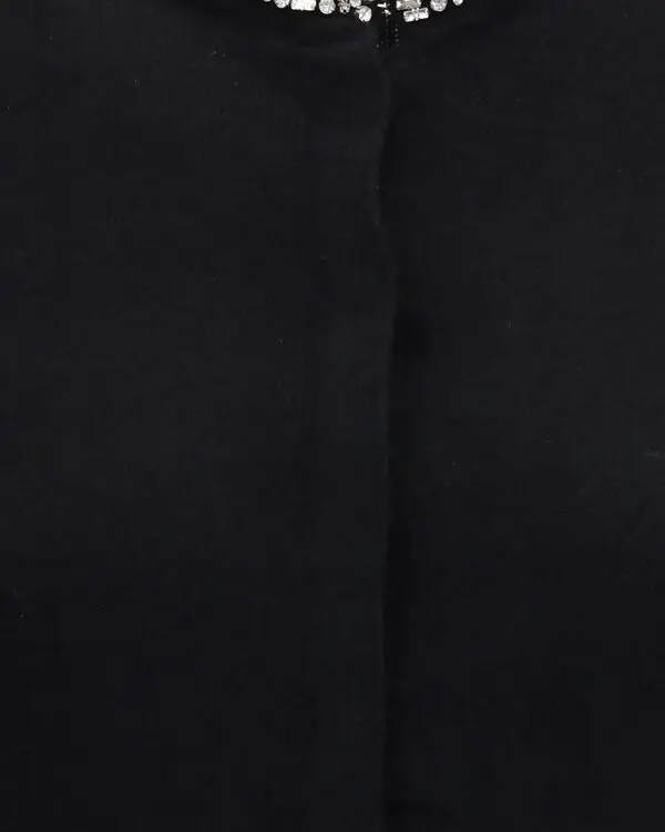 Pinko Colonia Cardigan With Jewel Collar - Black