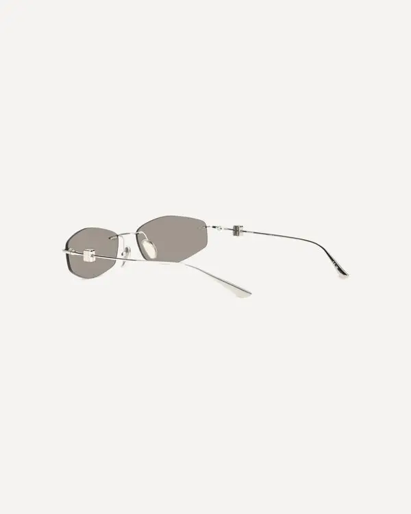 Balenciaga Geometric Oval Sunglasses