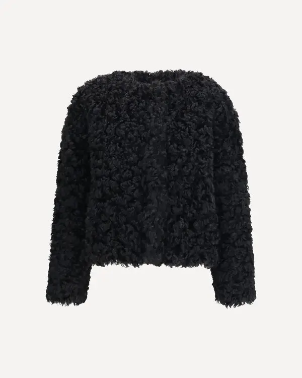 KRISTINA TI Short Plush Coat