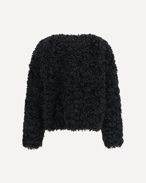 KRISTINA TI Short Plush Coat