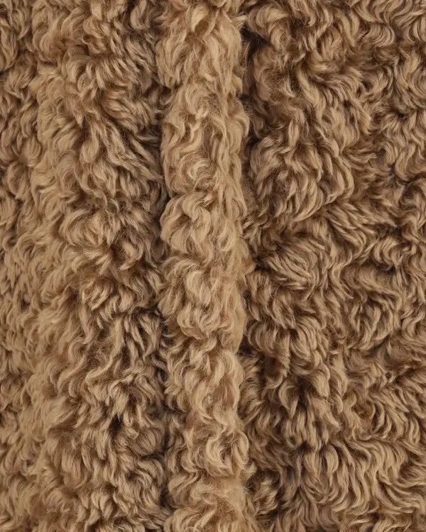 KRISTINA TI Long Plush Coat