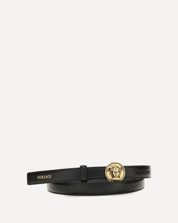Versace Logo Leather Belt