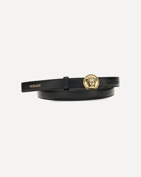 Versace Logo Leather Belt