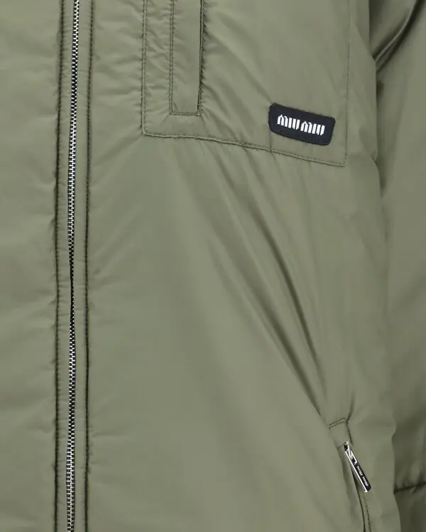 Miu Miu Padded Jacket With Zip