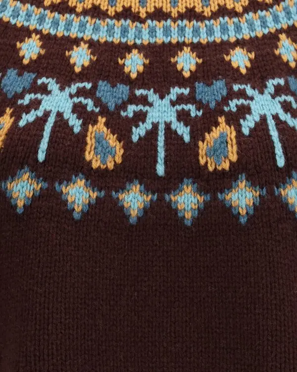 Alanui Sweet Winter" Jacquard Knit Wool Sweater